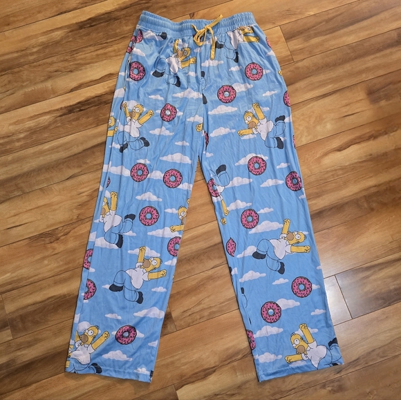 Simpsons | Pants | The Simpsons Blue Homer Donut Pajama Pants | Poshmark